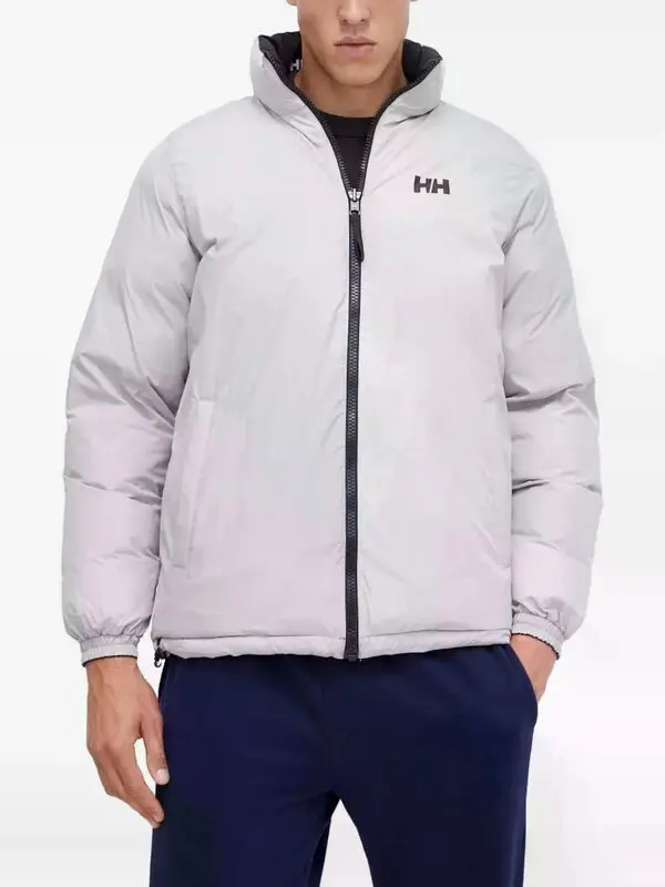 Helly Hansen Logo Puffer Jacket - Grey
