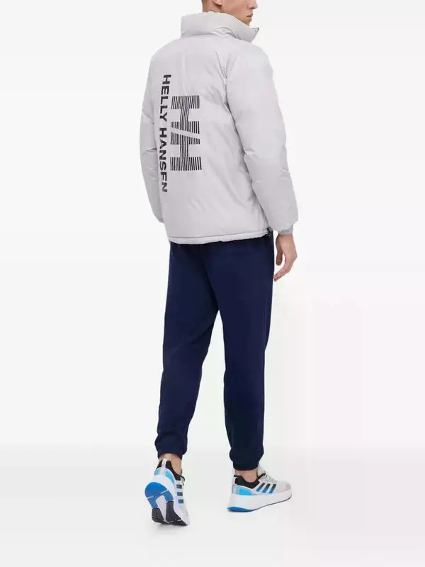 Helly Hansen Logo Puffer Jacket - Grey