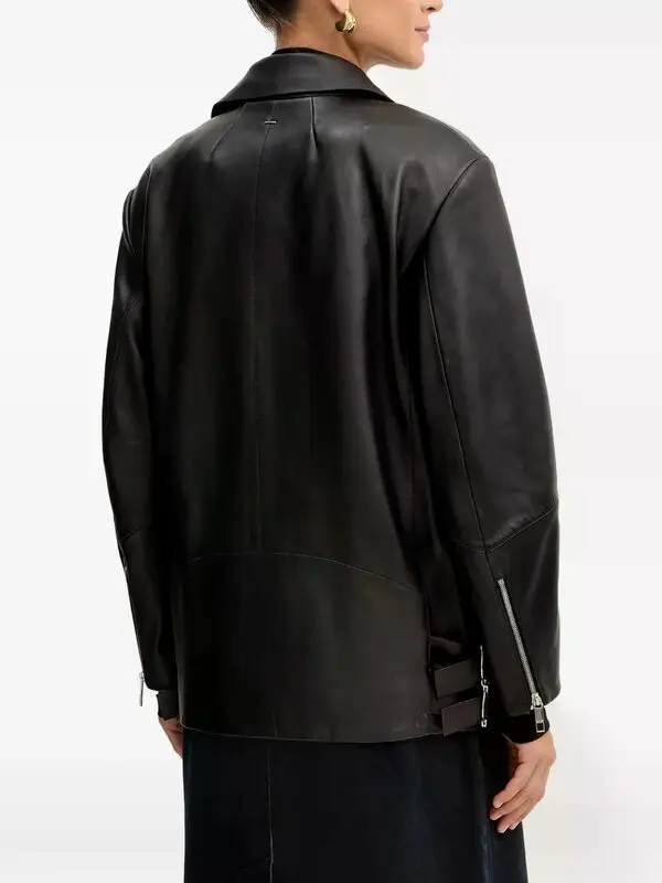 BOSS Nappa-leather Biker Jacket