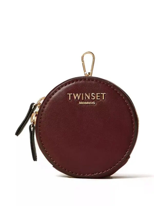 TWINSET Logo-lettering Coin Pouch - Red