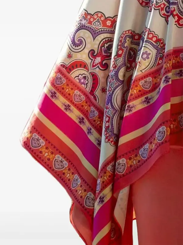 HANITA Patterned One-shoulder Top