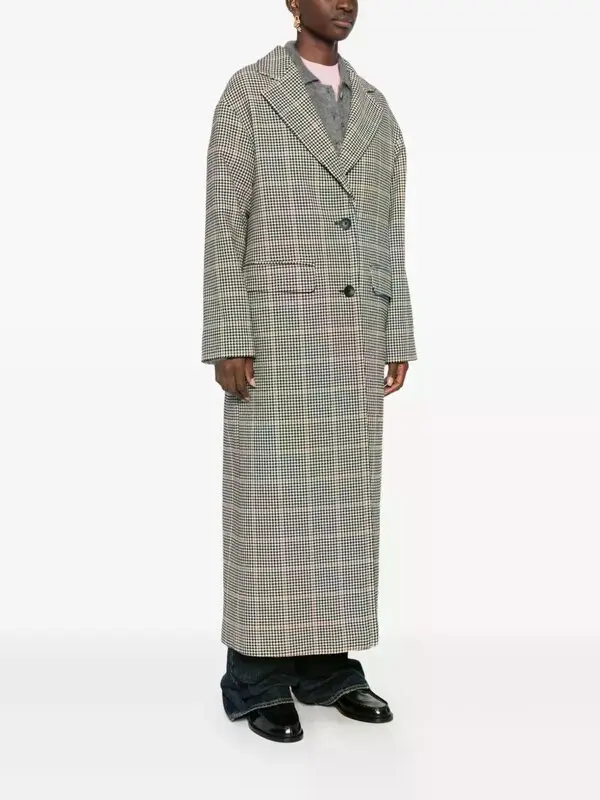 Tagliatore Check-pattern Single-breasted Coat