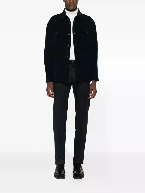 Zegna Concealed-fastening Tailored Trousers