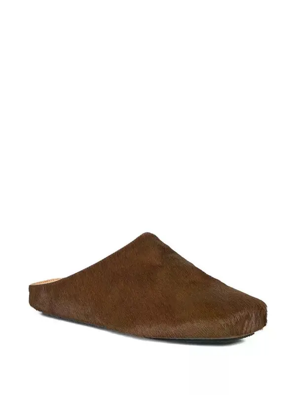UMA WANG Leather Slippers