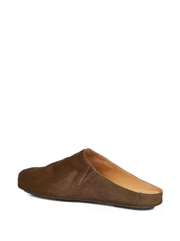 UMA WANG Leather Slippers