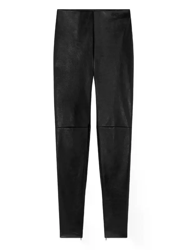 Versace Leather Panel Trousers