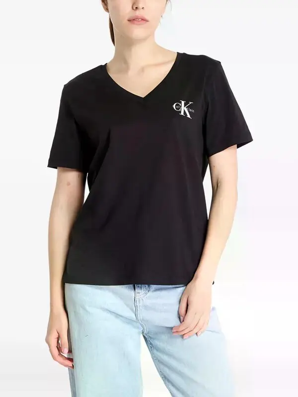 Calvin Klein Logo V-neck Tee