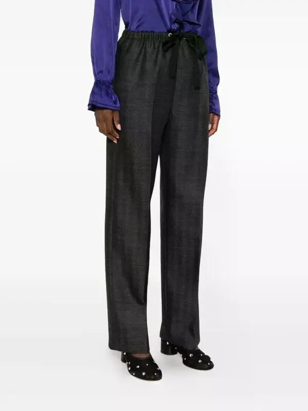FORTE_FORTE Drawstring Trousers - Grey