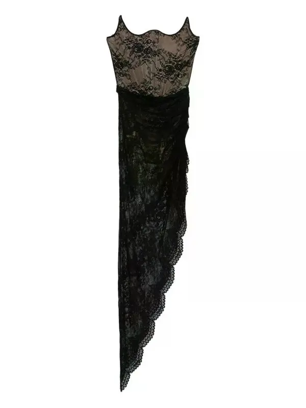 Giuseppe Di Morabito Lace Asymmetric Dress