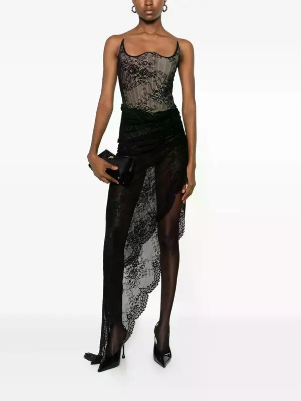 Giuseppe Di Morabito Lace Asymmetric Dress
