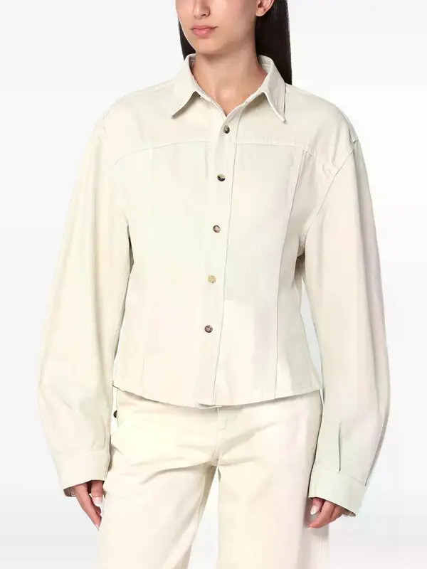 HAIKURE Buttoned Denim Shirt