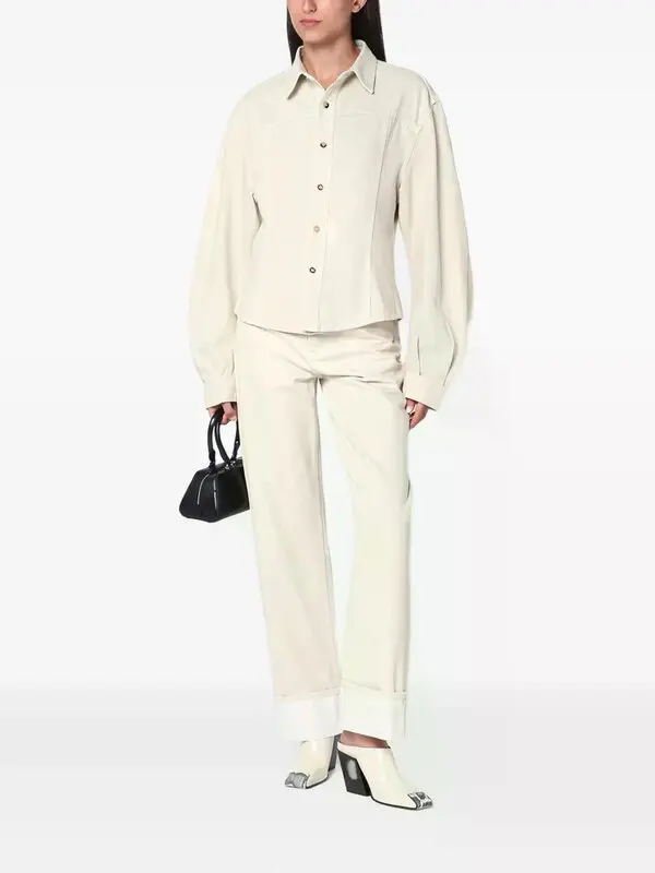 HAIKURE Buttoned Denim Shirt