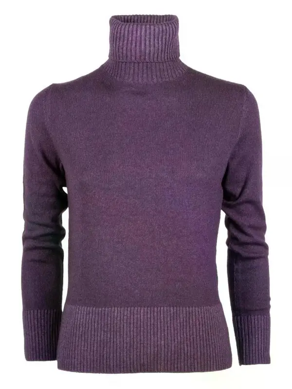 BASE MILANO Ribbed Roll-neck Sweater