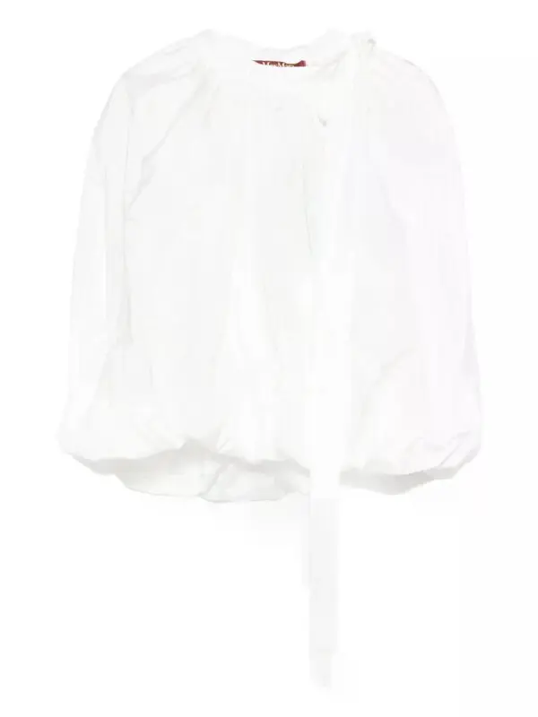 Max Mara Tie-detail Blouse - White
