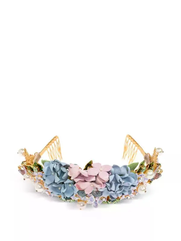 Dolce & Gabbana Floral-embellished Headband