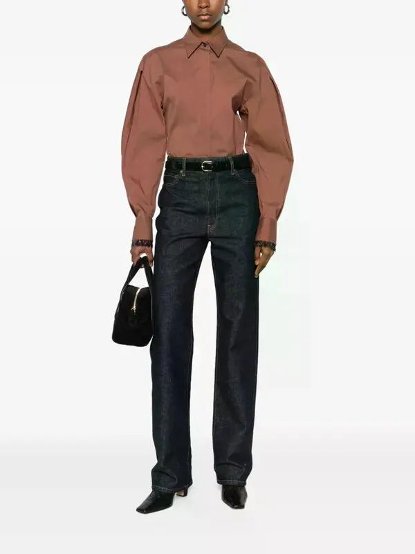 Brunello Cucinelli Long-sleeve Layered Shirt - Brown