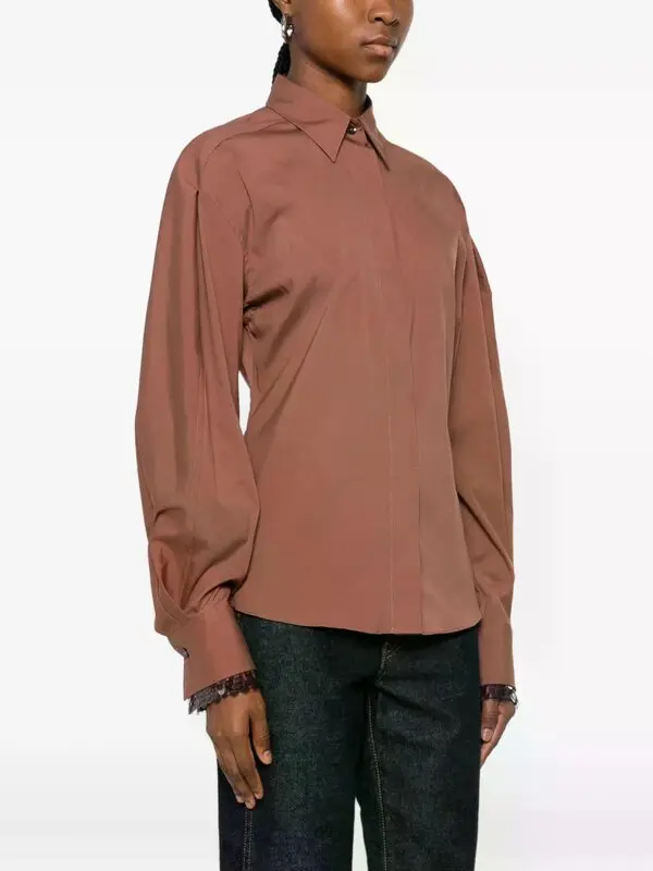 Brunello Cucinelli Long-sleeve Layered Shirt - Brown
