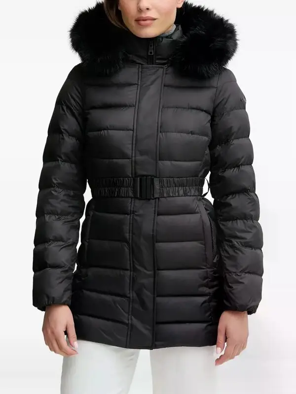 Geox Catria Hooded Belted Coat