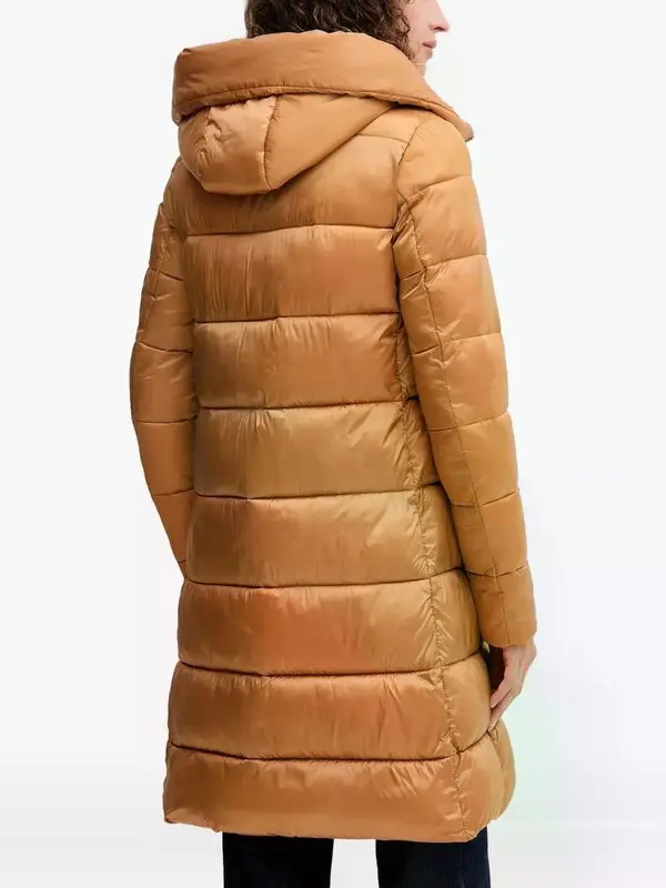 SAVE THE DUCK Lysa Hooded Padded Coat - Brown