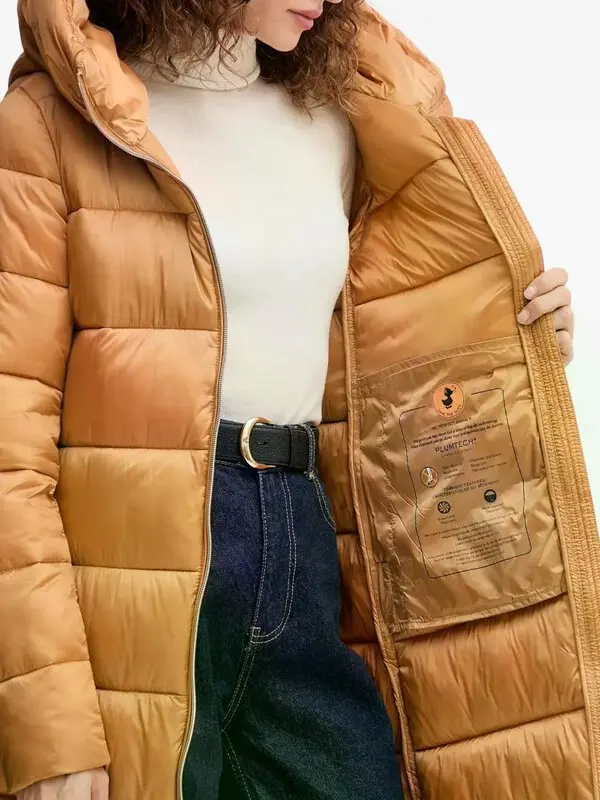 SAVE THE DUCK Lysa Hooded Padded Coat - Brown
