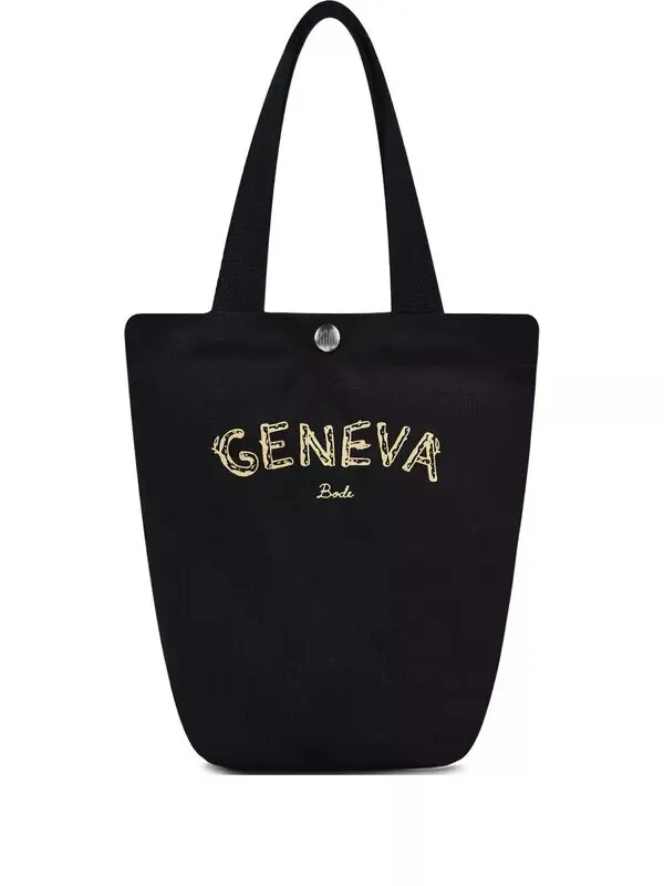 BODE Small Geneva Tote Bag - Black