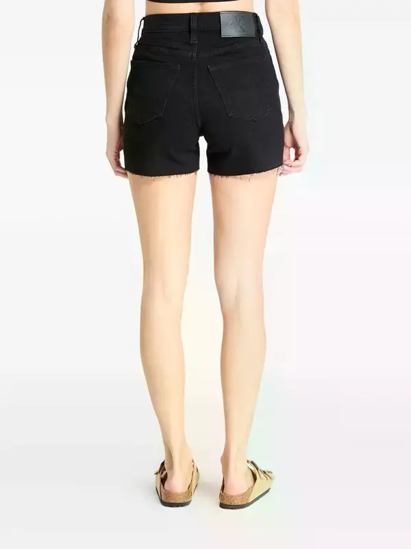 Calvin Klein Frayed Mom Denim Shorts