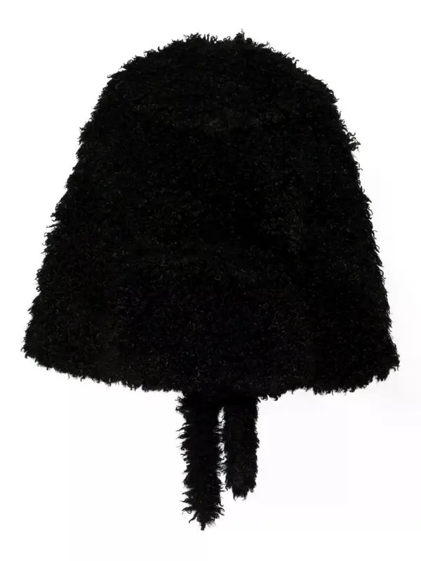 ROTATE BY BIRGER CHRISTENSEN Oversized Coat - Black