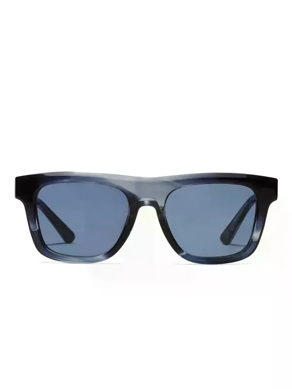 Dolce & Gabbana Marlene Rectangle-frame Sunglasses - Blue
