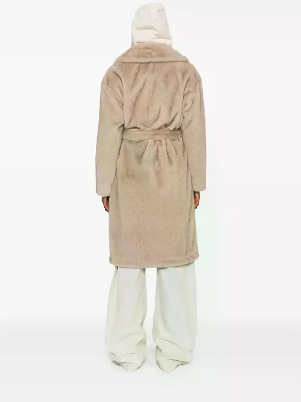 Herno Belted Single-breasted Coat - Neutrals