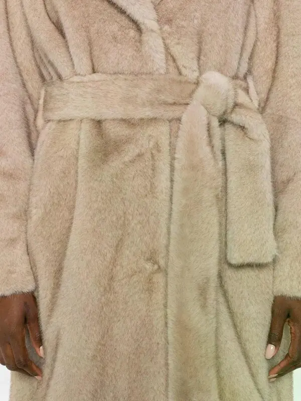 Herno Belted Single-breasted Coat - Neutrals