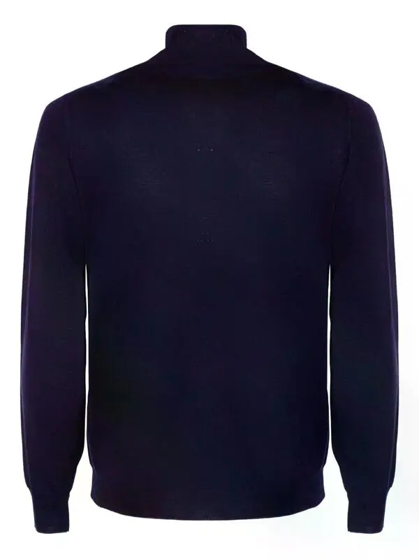 Fedeli High-neck Virgin Wool Sweater