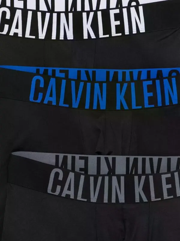 Calvin Klein Logo-waistband Boxers - Black