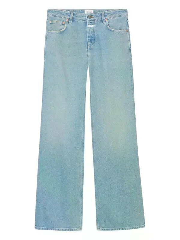 Closed Logo-patch Wide-leg Jeans