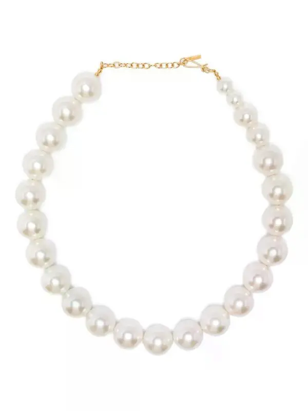 Completedworks Gobbled Pearl Necklace - Gold
