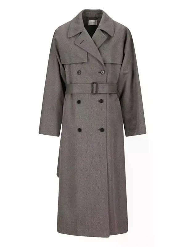 THE ROW Rhydian Belted Double-breasted Coat - Brown