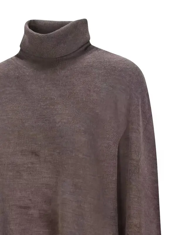 THE ROW Turtleneck Long-sleeve Top
