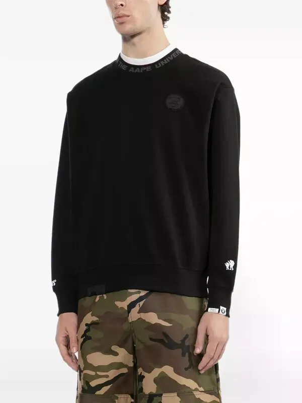 AAPE BY *A BATHING APE Logo Sweatshirt