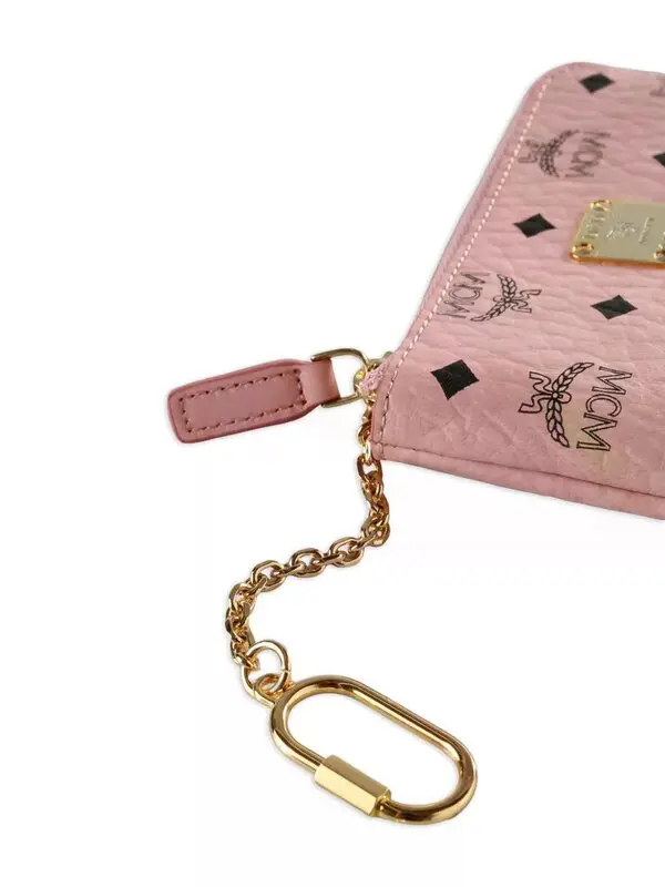 Mcm Logo-pattern Chain-detail Wallet