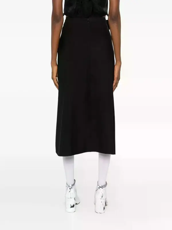 Viktor & Rolf Bow Ruffled Pencil Skirt