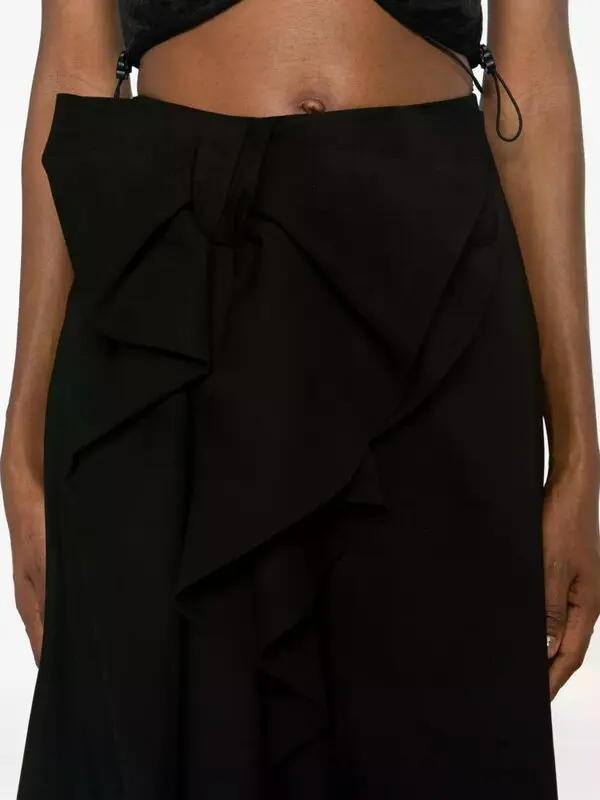 Viktor & Rolf Bow Ruffled Pencil Skirt