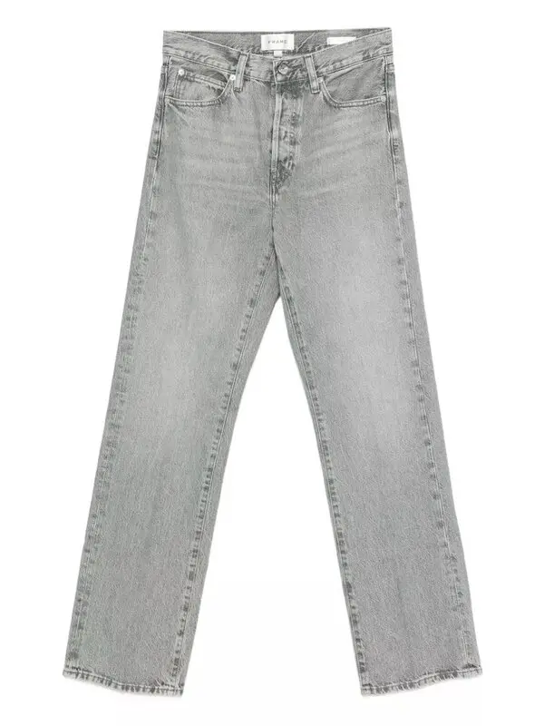 FRAME The Vertical Five-pocket Jeans - Grey