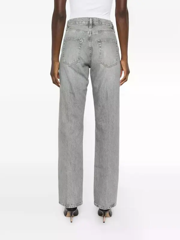 FRAME The Vertical Five-pocket Jeans - Grey