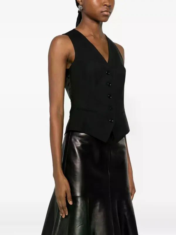 Tagliatore Giselle Waistcoat - Black