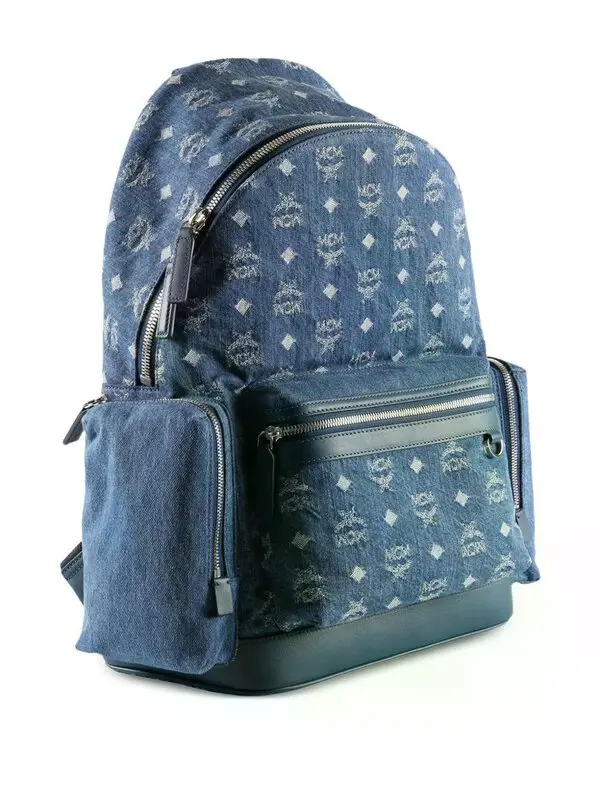 Mcm Stark Monogram-print Backpack