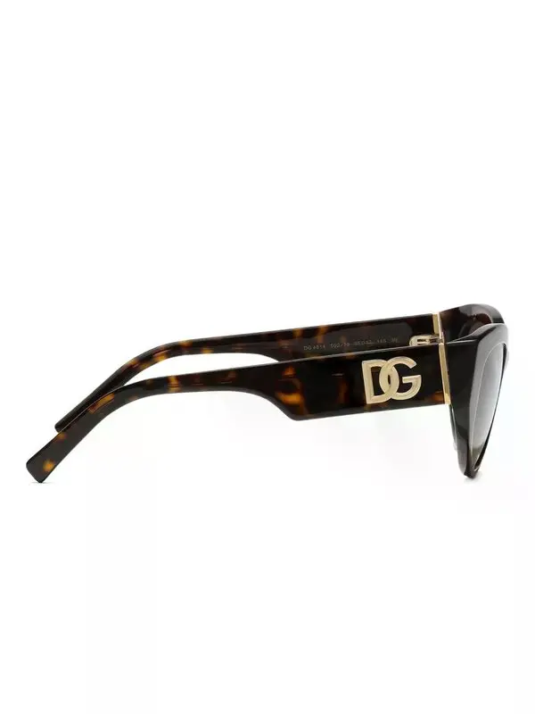 Dolce & Gabbana Crossed Cat-eye Frame Sunglasses