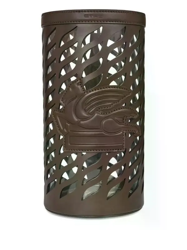 Etro Cut-out Leather Vase