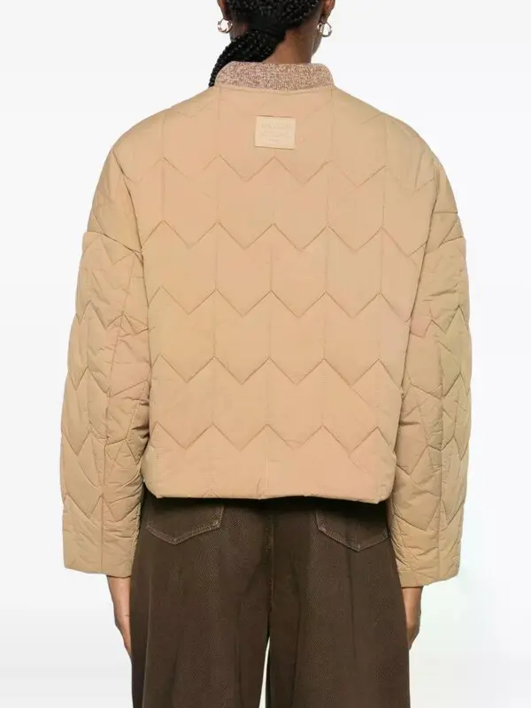 Maison Kitsuné Quilted Zip-up Bomber Jacket