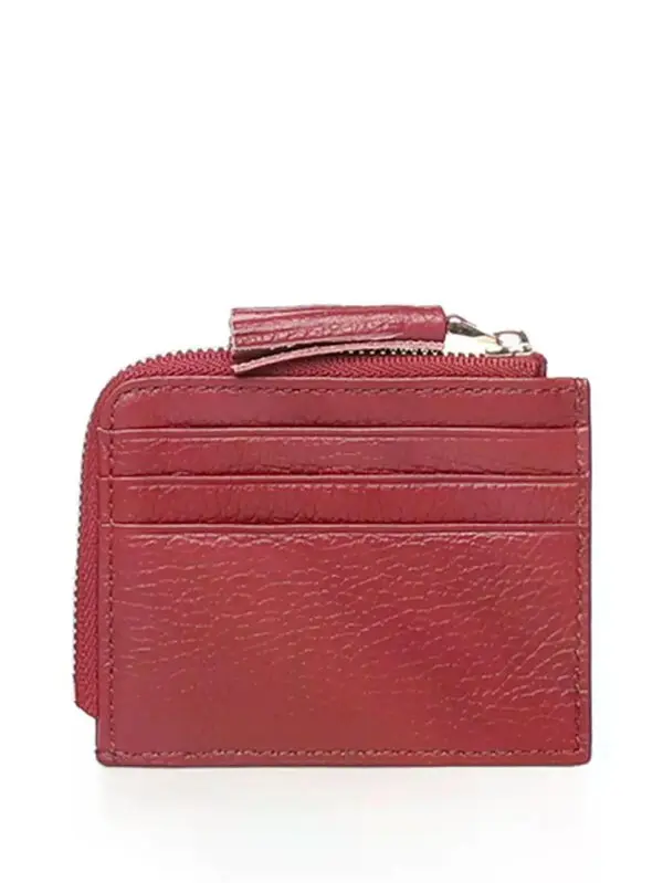 COCCINELLE Zip Cardholder Wallet - Red