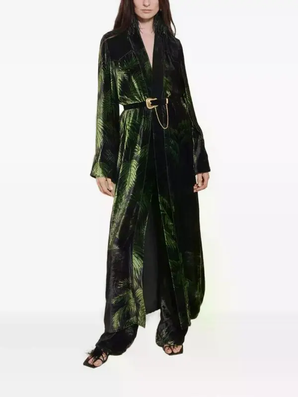 Johanna Ortiz Palm-tree Print Trousers