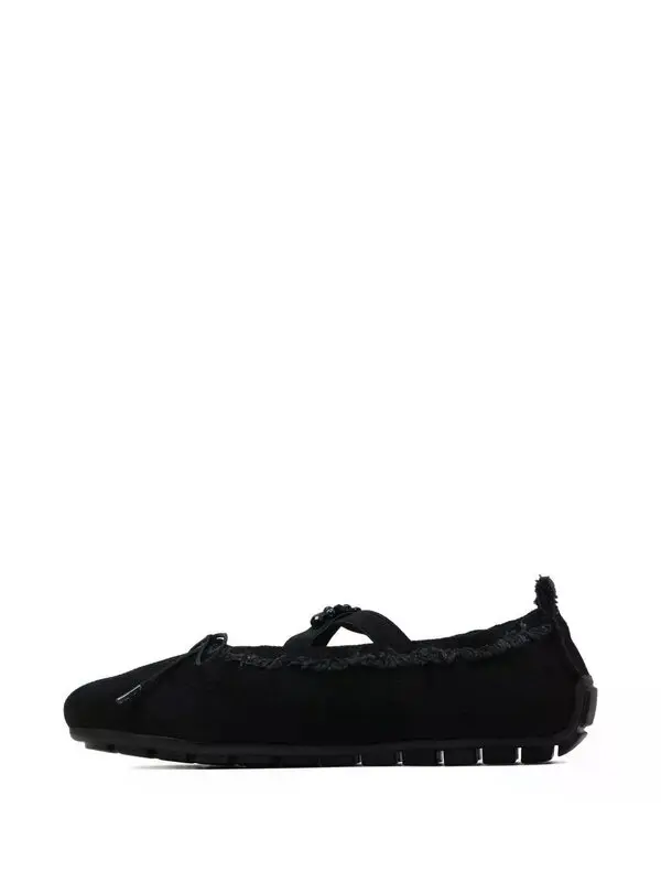 Simone Rocha Frayed Ballet Flats
